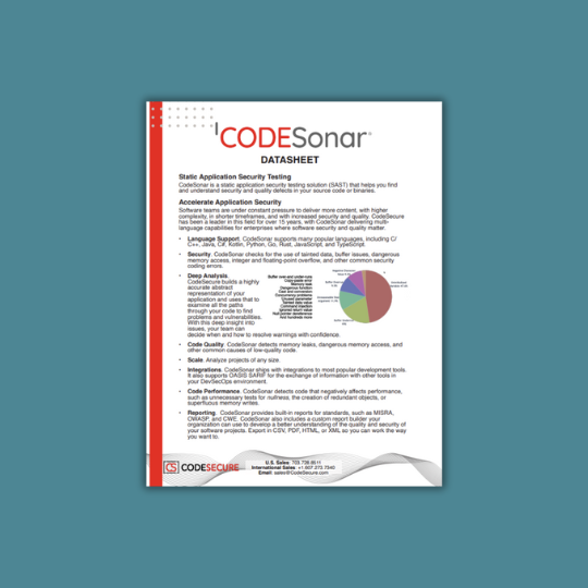 CodeSonar – Nohau Solutions